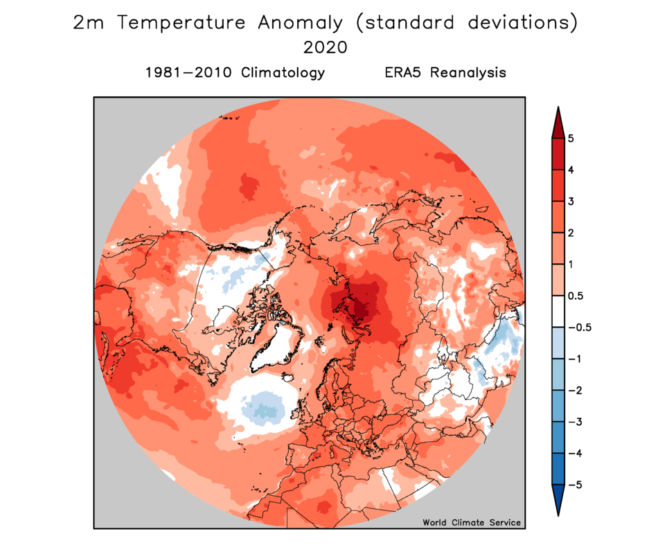 Record Siberian Warmth in 2020 - World Climate Service